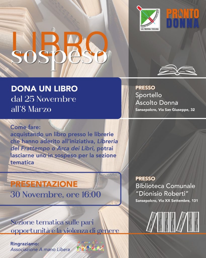 Libro Sospeso in Valtiberina – Unione Montana dei Comuni della ...